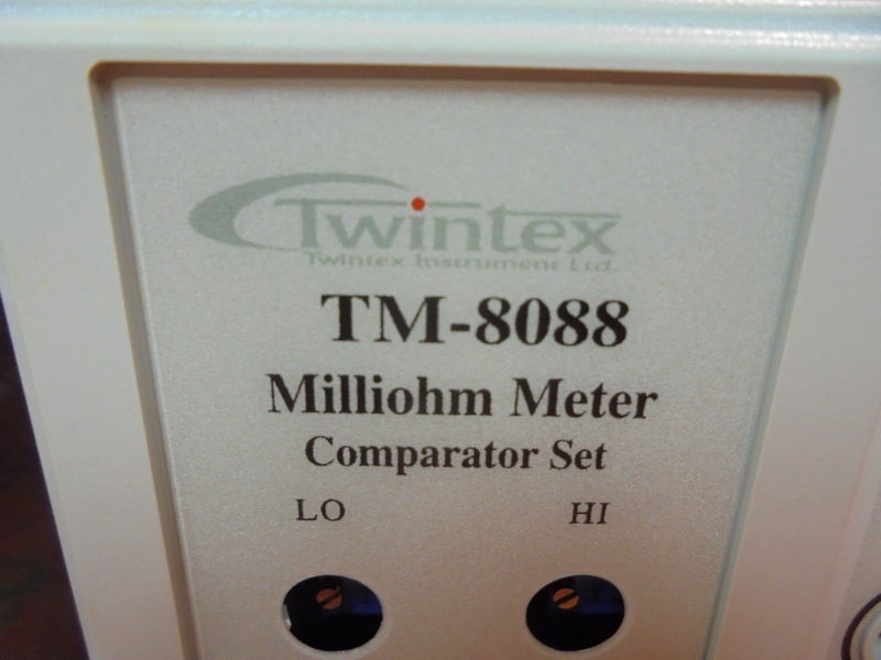 Twintex TM-8088 milliohm meter - PLC DCS SERVO Control MOTOR POWER SUPPLY IPC ROBOT